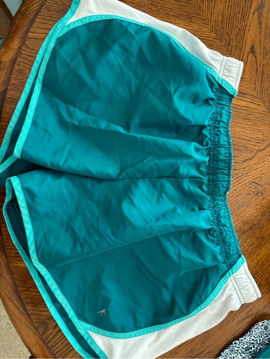 Danskin | Shorts | Danskin Teal And White Athletic Shorts | Poshmark
